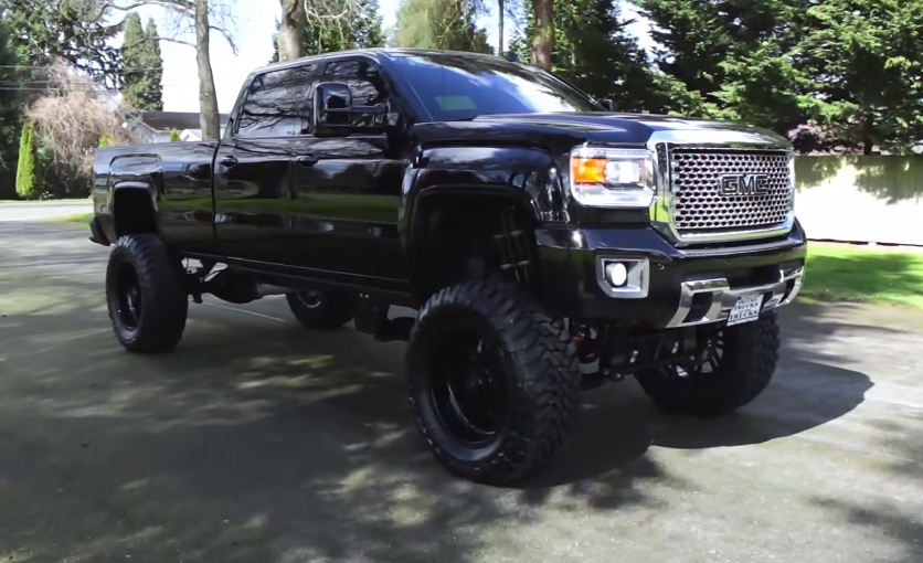 Lifted 2015 GMC Sierra 3500HD will drive over you and look good doing ...
