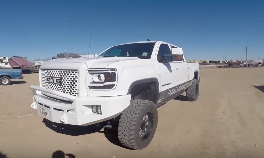 White on white Duramax Sierra hits 130mph all day long - ChevyTV