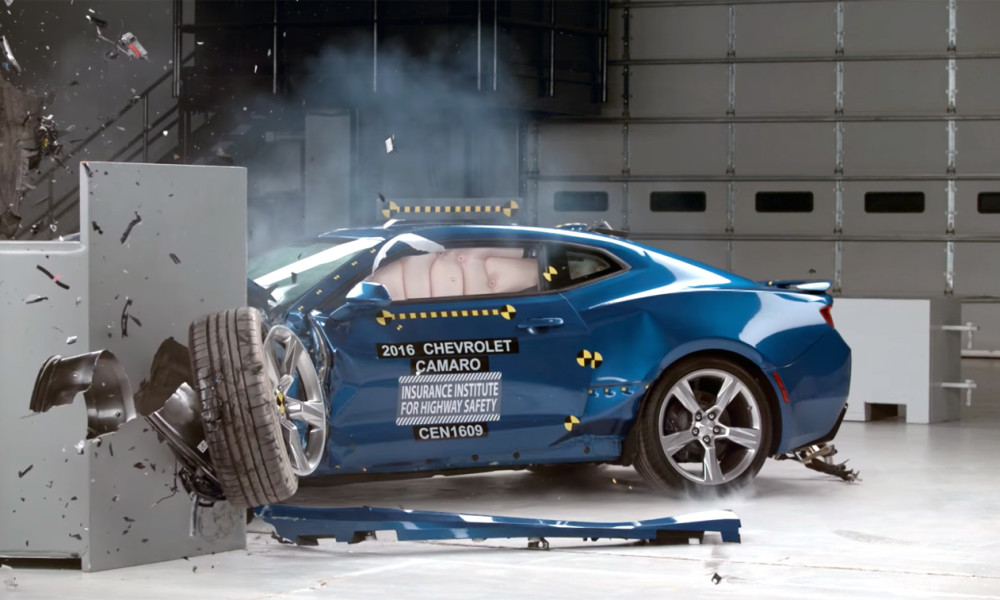 Camaro Fares Well In Latest Muscle Car Crash Tests - ChevyTV