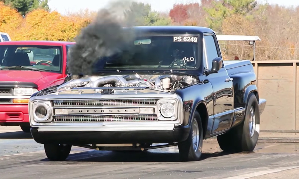 Crazy Cummins powered Chevy C10 drag truck - ChevyTV